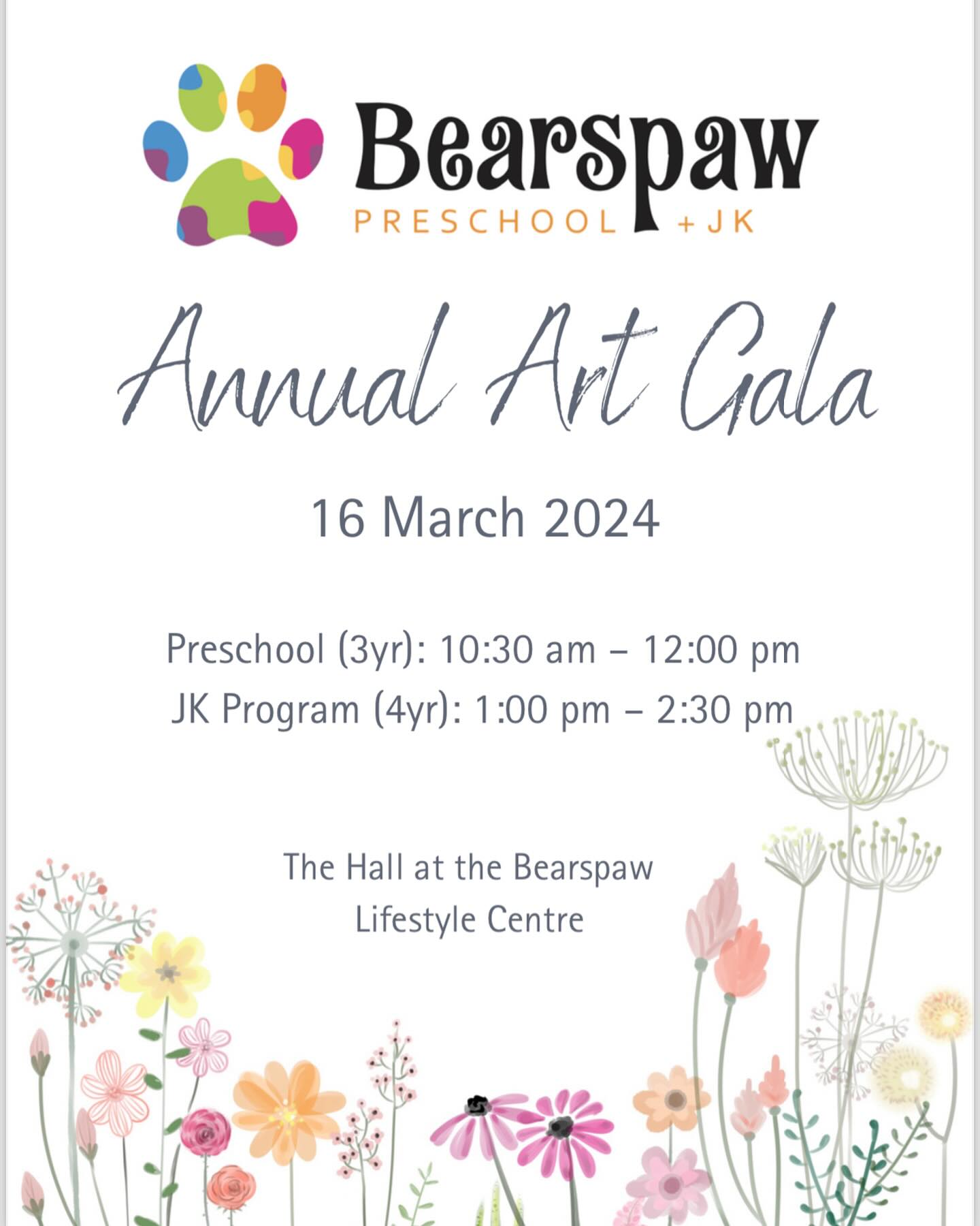 Annual Art Gala 2024 | Bearspaw Preschool